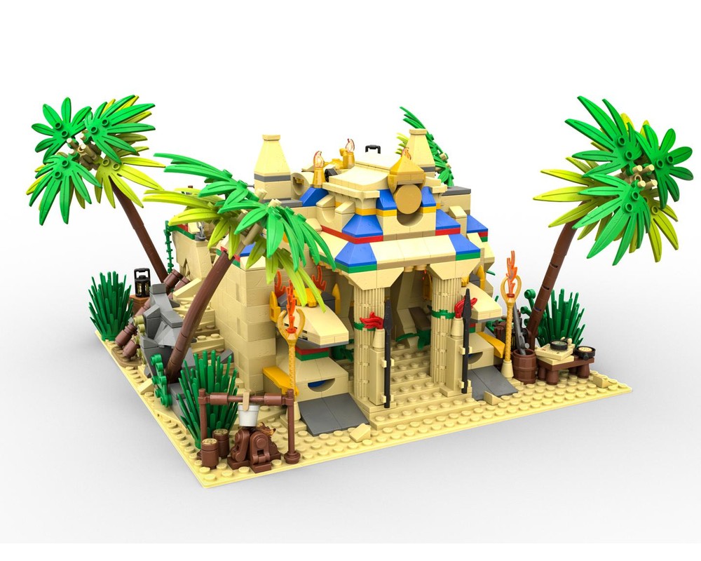 Lego Moc Temple Of Treasures By Maniu81 Rebrickable Build With Lego