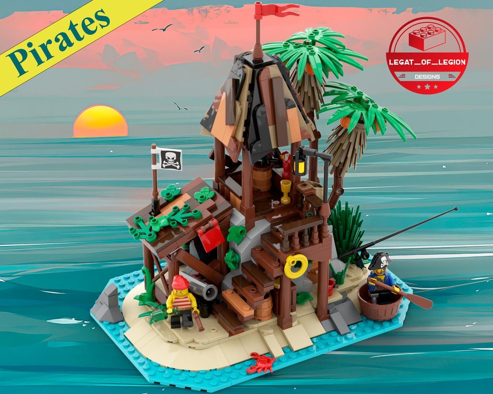 LEGO MOC 6260 Shipwreck Island Remake by Legat_Of_Legion | Rebrickable ...