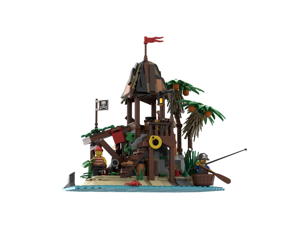 Lego Moc 6260 Shipwreck Island Remake By Legatoflegion Rebrickable