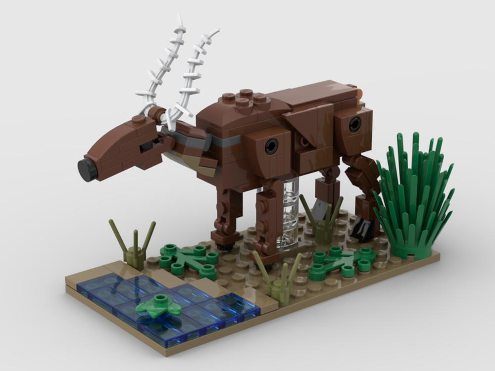 LEGO MOC Elk Diorama by builditmac | Rebrickable - Build with LEGO