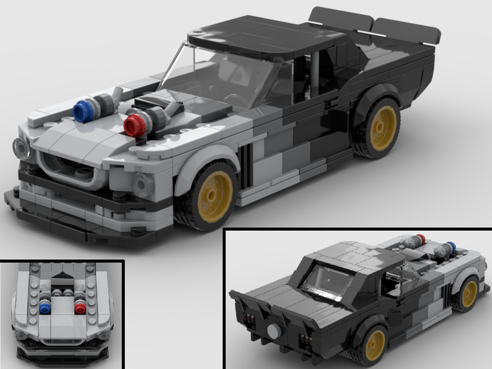 LEGO MOC Ford Mustang Hoonicorn V2 by Prodbrick | Rebrickable - Build with LEGO