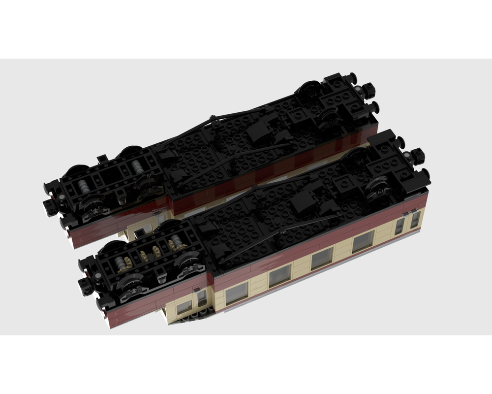Lego Moc Eta177 Triebwagen Deutsche Bahn 8 Wide By Dynabrixx