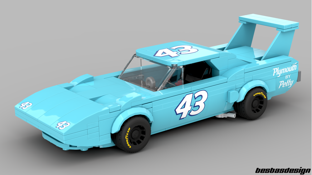 LEGO MOC Raceteam Richard Petty (Dodge W100 & Plymouth Superbird) by ...