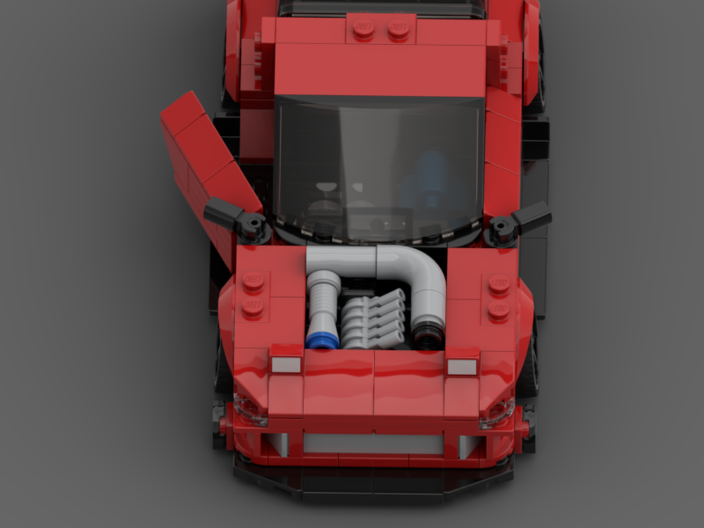 Lego Moc Mazda Rx 7 Tuned By 2gbricks Rebrickable Build With Lego