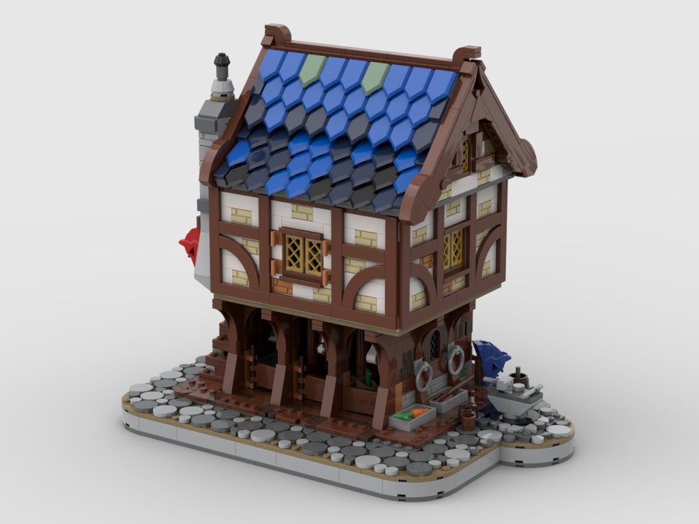 LEGO MOC Medieval Castle: Stables (v2) by Fantasts | Rebrickable ...