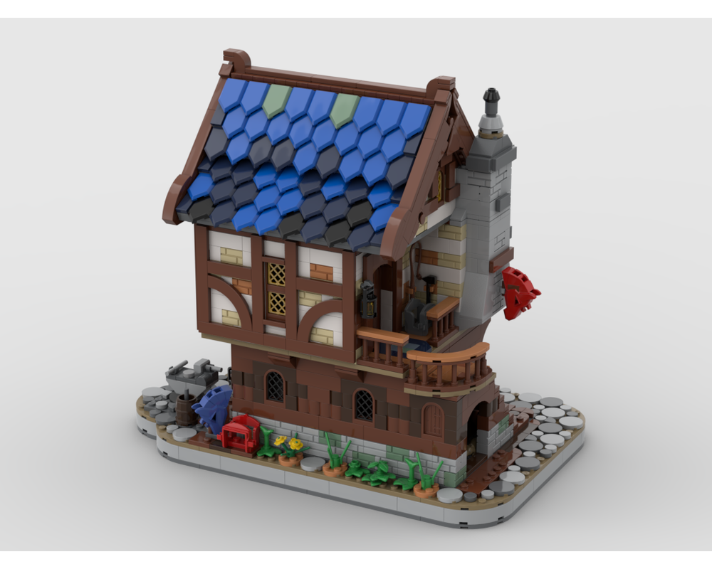 LEGO MOC Medieval Castle: Stables (v2) by Fantasts | Rebrickable ...