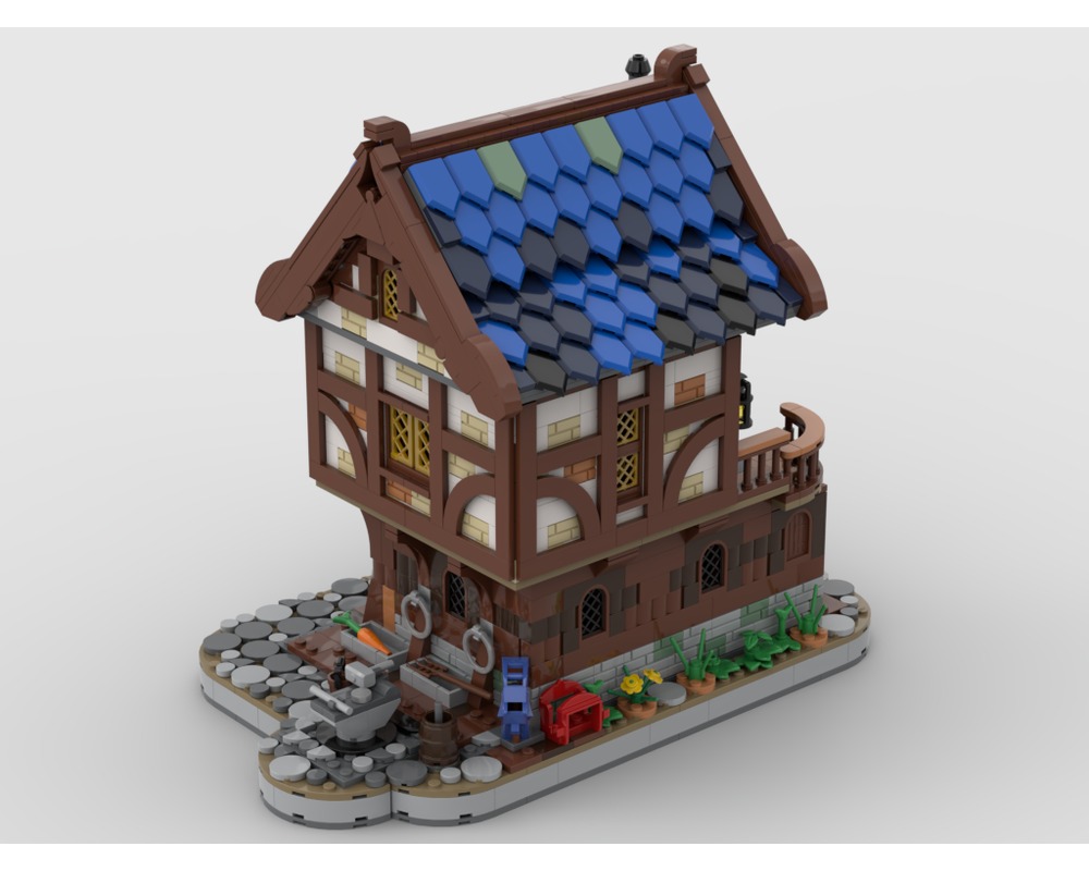LEGO MOC Medieval Castle: Stables (v2) by Fantasts | Rebrickable ...