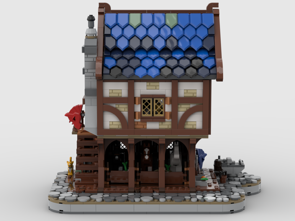LEGO MOC Medieval Castle: Stables (v2) by Fantasts | Rebrickable ...