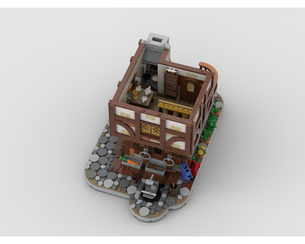 LEGO MOC Medieval Castle: Stables (v2) by Fantasts | Rebrickable ...