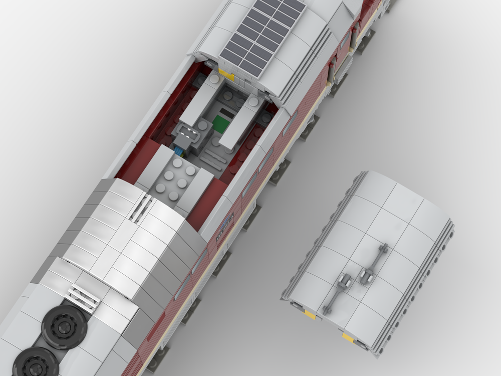 Lego Moc Diesel Locomotive Br132 Version 3 Motorized By Langemat