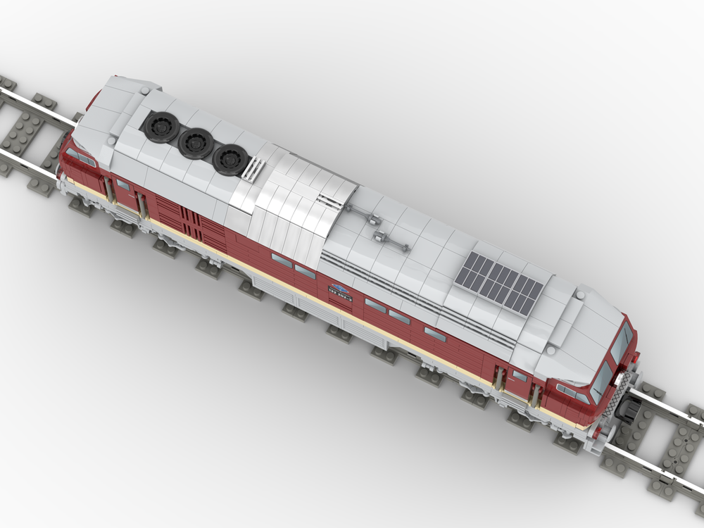 Lego Moc Diesel Locomotive Br132 Version 3 Motorized By Langemat