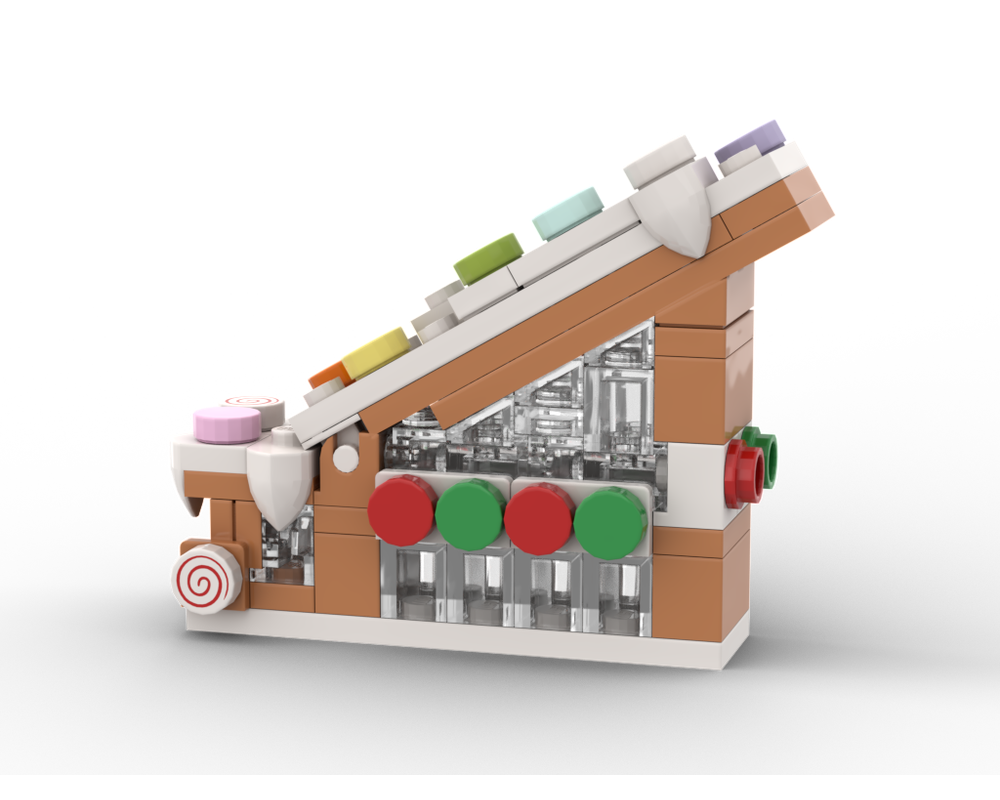 LEGO MOC Micro Mid-Century Modern Gingerbread House by NicePartsUsage ...