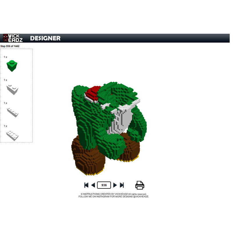 LEGO MOC YOSHI by VICKHEADZ | Rebrickable - Build with LEGO