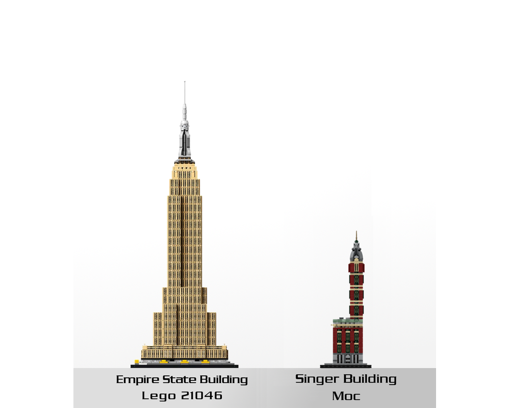 Lego Moc Singer Building 1800 Scale By Spbrix Rebrickable Build
