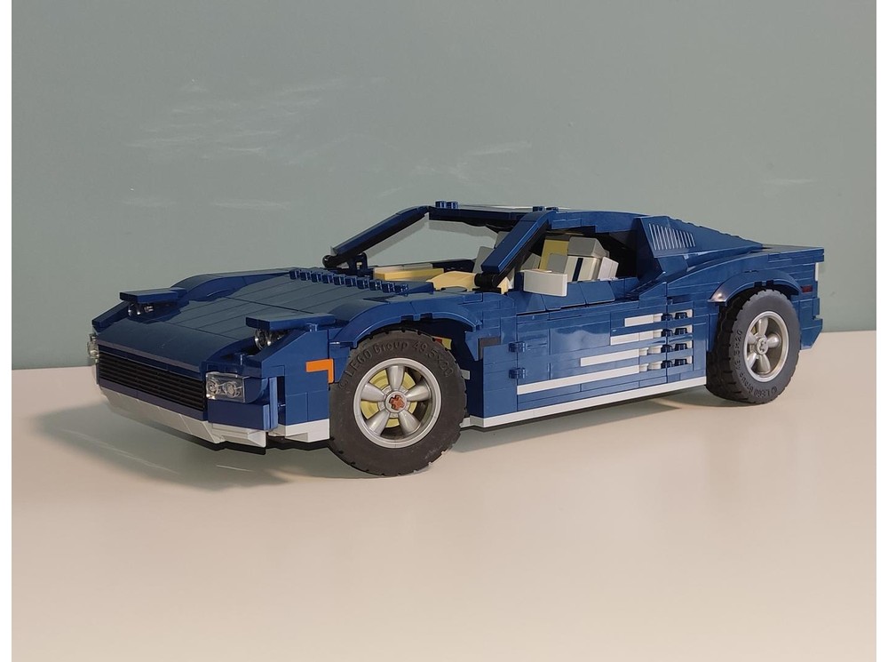 Lego Moc 10265 Ferrari Testarossa By Kirvet Rebrickable Build With Lego