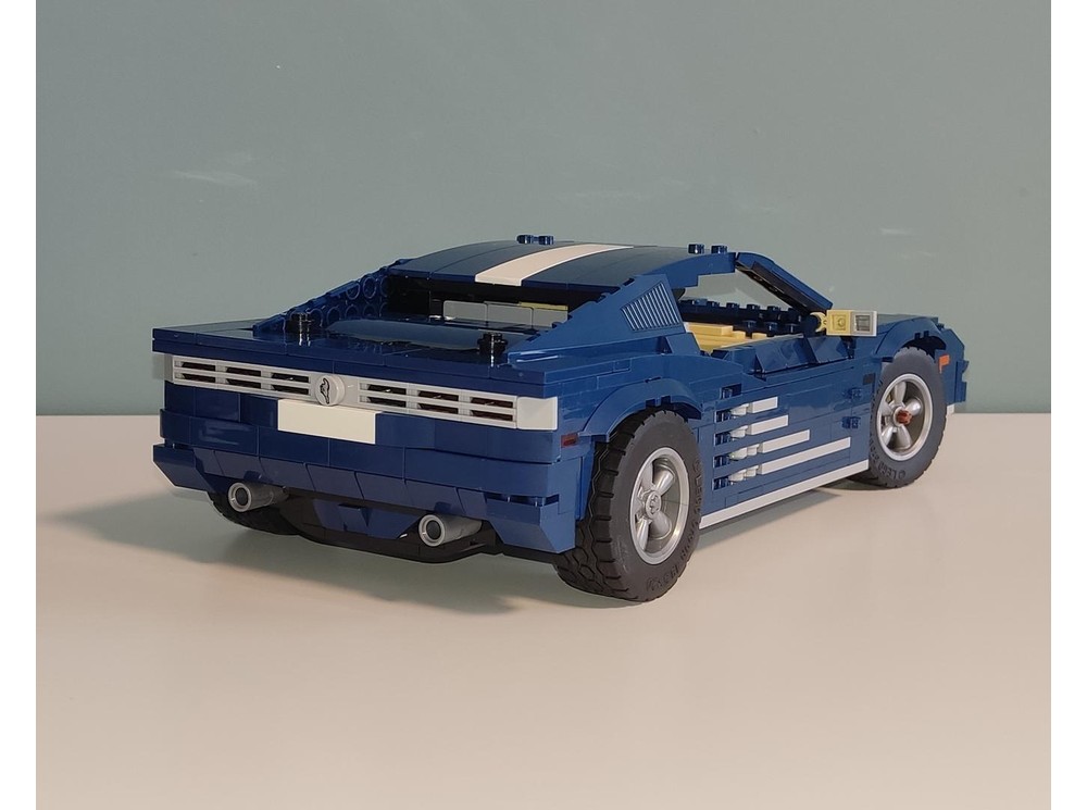 Lego Moc 10265 Ferrari Testarossa By Kirvet Rebrickable Build With Lego