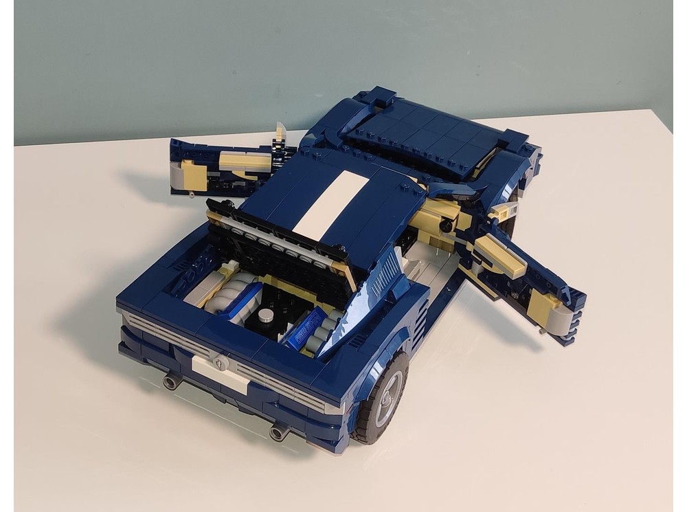Lego Moc 10265 Ferrari Testarossa By Kirvet Rebrickable Build With Lego