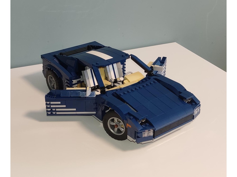 Lego Moc 10265 Ferrari Testarossa By Kirvet Rebrickable Build With Lego