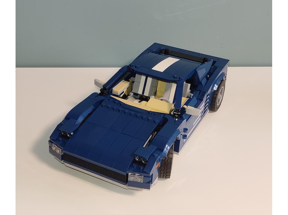 Lego Moc 10265 Ferrari Testarossa By Kirvet Rebrickable Build With Lego