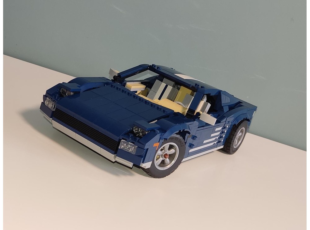 Lego Moc 10265 Ferrari Testarossa By Kirvet Rebrickable Build With Lego