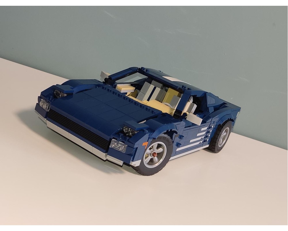 Lego Moc 10265 Ferrari Testarossa By Kirvet Rebrickable Build With Lego