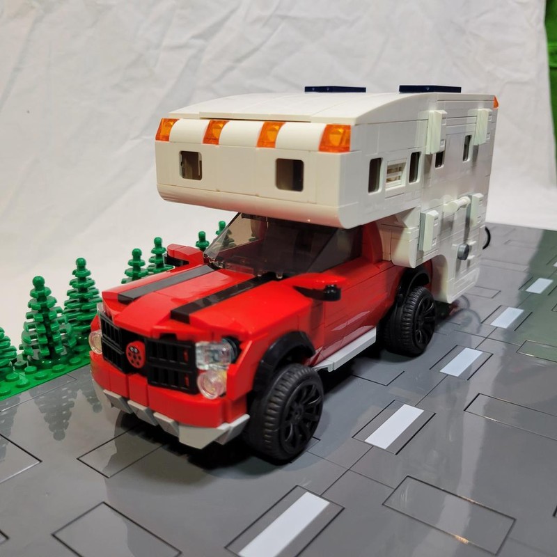 LEGO MOC Ladybug Truck and Expanding Camper by Brick_Lizard ...