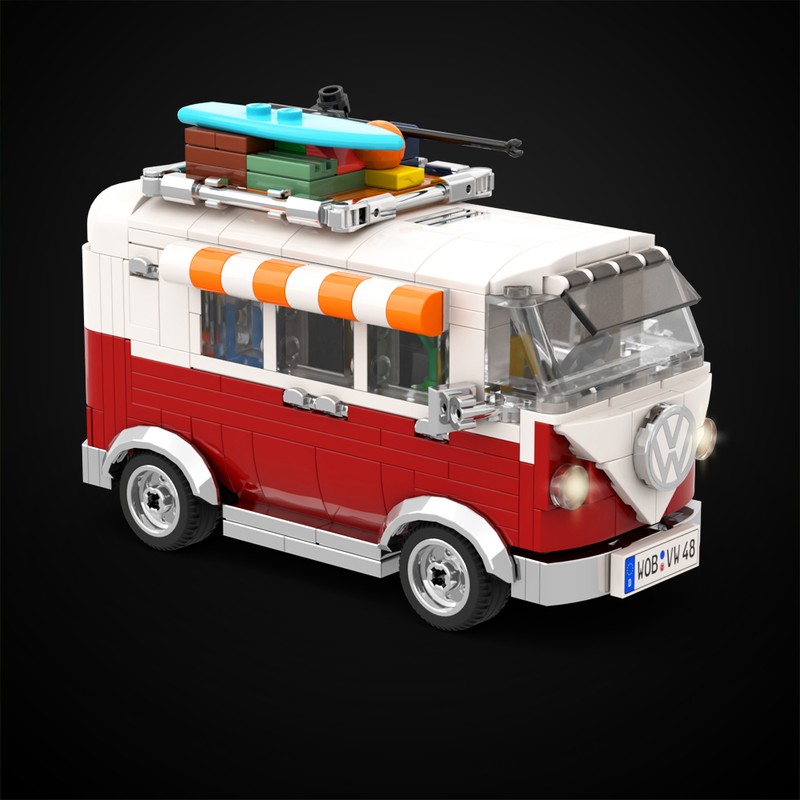 LEGO MOC VW T1 | Camper Holiday (10220) by PriBri | Rebrickable - Build ...