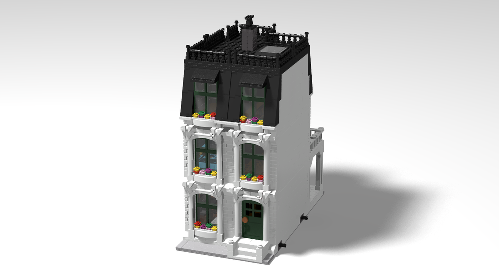LEGO MOC Modular House Moc 267 by rexss12 | Rebrickable - Build with LEGO