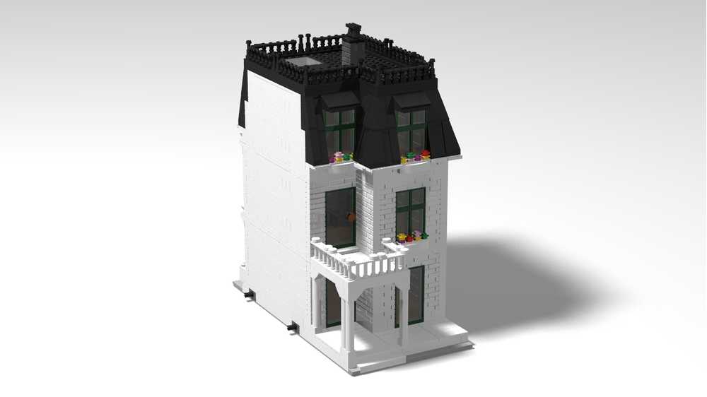 Lego Moc Modular House Moc 267 By Rexss12 Rebrickable Build With Lego