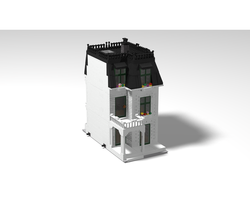 LEGO MOC Modular House Moc 267 by rexss12 | Rebrickable - Build with LEGO
