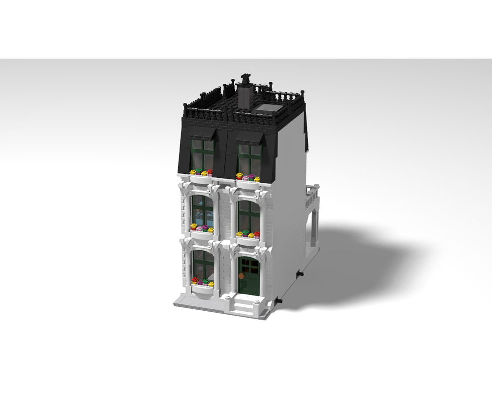 LEGO MOC Modular House Moc 267 by rexss12 | Rebrickable - Build with LEGO