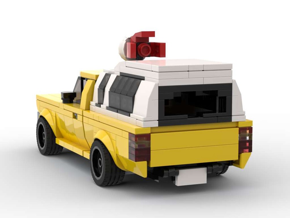 LEGO MOC Pizza Planet Truck by IBrickedItUp | Rebrickable - Build with LEGO