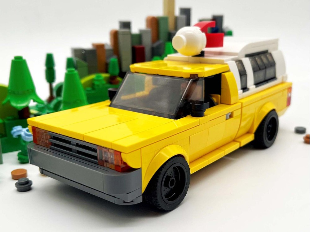 LEGO MOC Pizza Planet Truck by IBrickedItUp | Rebrickable - Build with LEGO