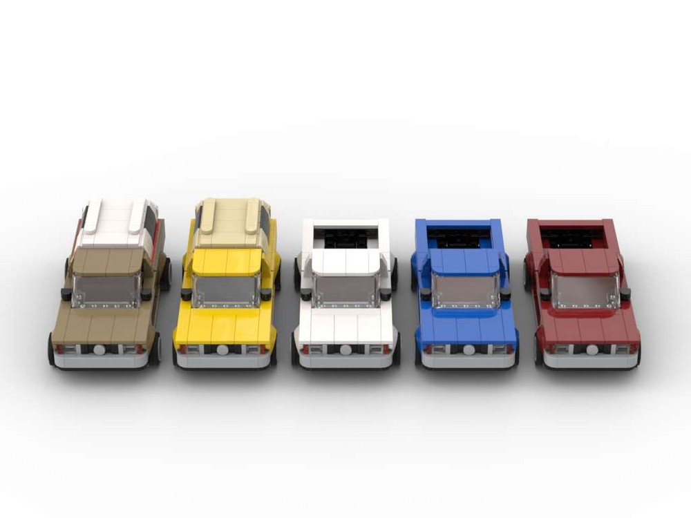 Lego Moc Toyota Tacoma Set Of Six Colors By Ibrickeditup