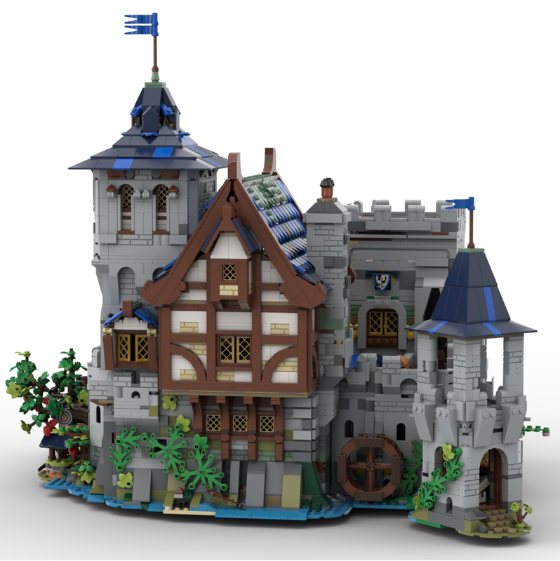 LEGO MOC Black Falcon's Fortress - Classic Castle by Dream Build Bricks ...