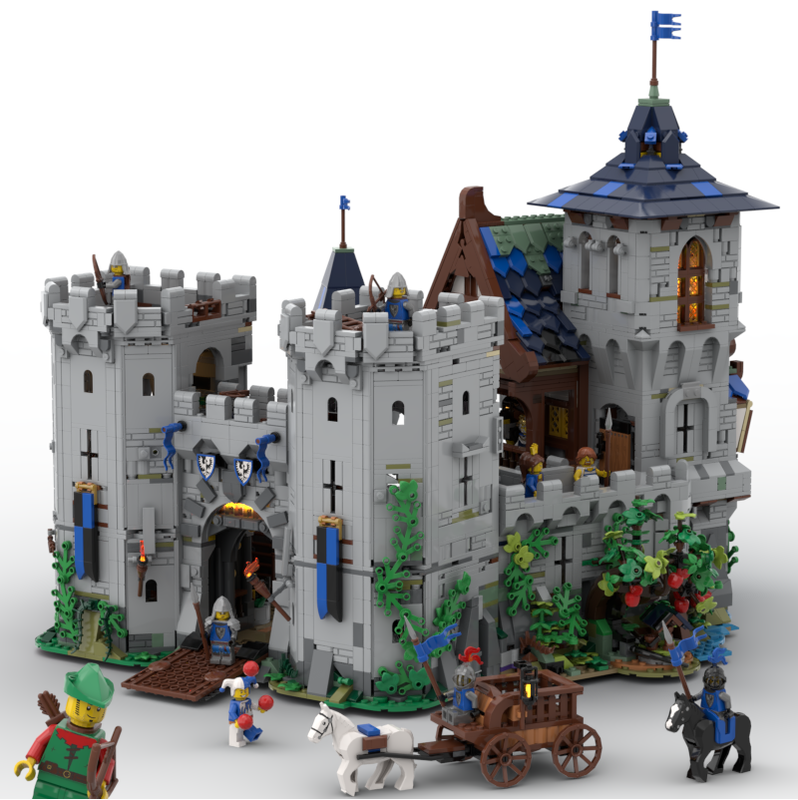 LEGO MOC Black Falcon's Fortress - Classic Castle by Dream Build Bricks ...