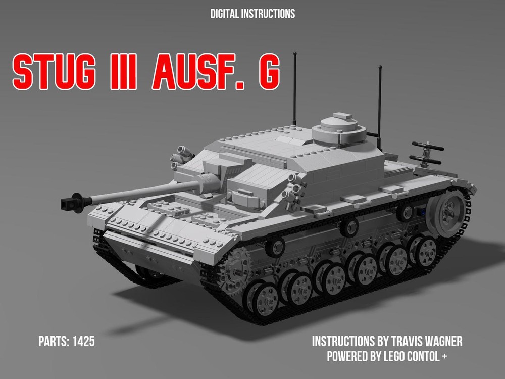 LEGO MOC 1/16 scale RC StuG III WWII German Tank Destroyer by ...