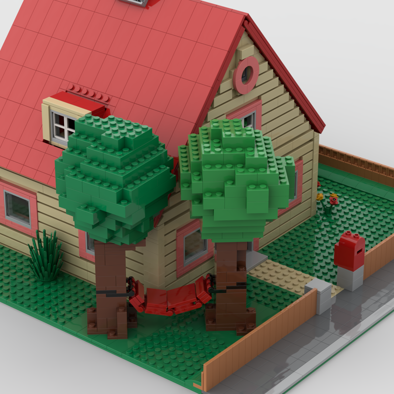 LEGO MOC Donald Duck's house by Leo G | Rebrickable - Build with LEGO