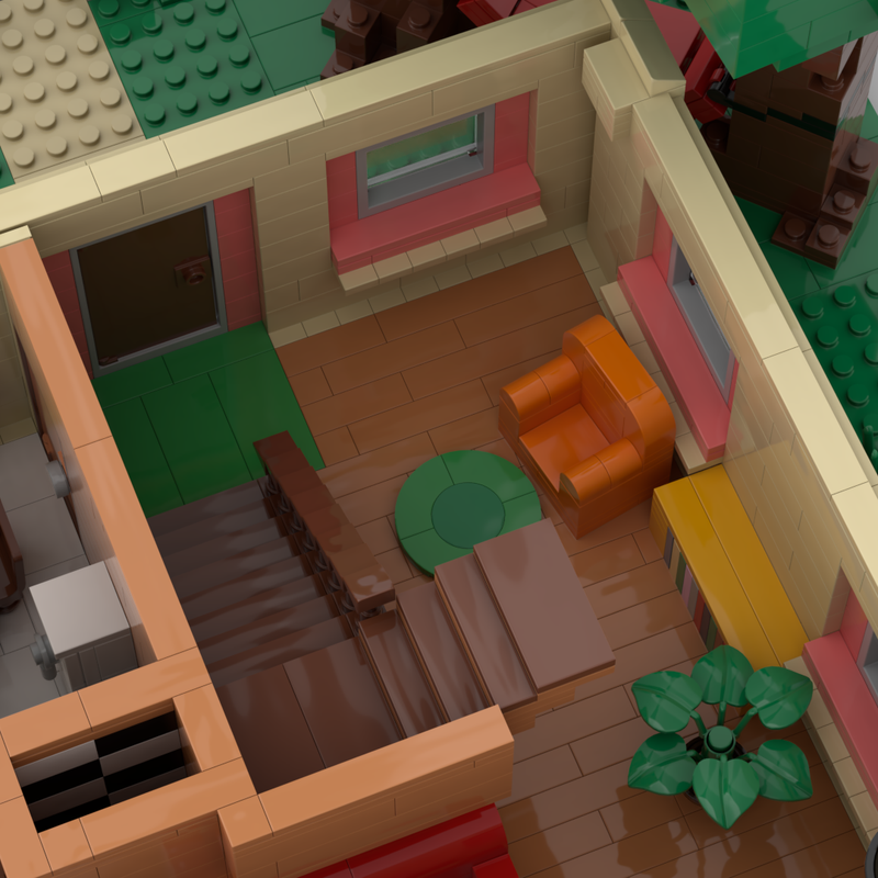 LEGO MOC Donald Duck's house by Leo G | Rebrickable - Build with LEGO