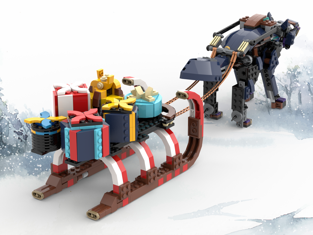 Lego Moc Fenris Wolf Christmas Sleigh 31132 Alternate Build And Addon