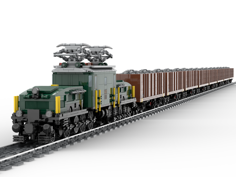 Lego Moc Ghost Wagon Open Goods Wagon With 4 Axles By Langemat
