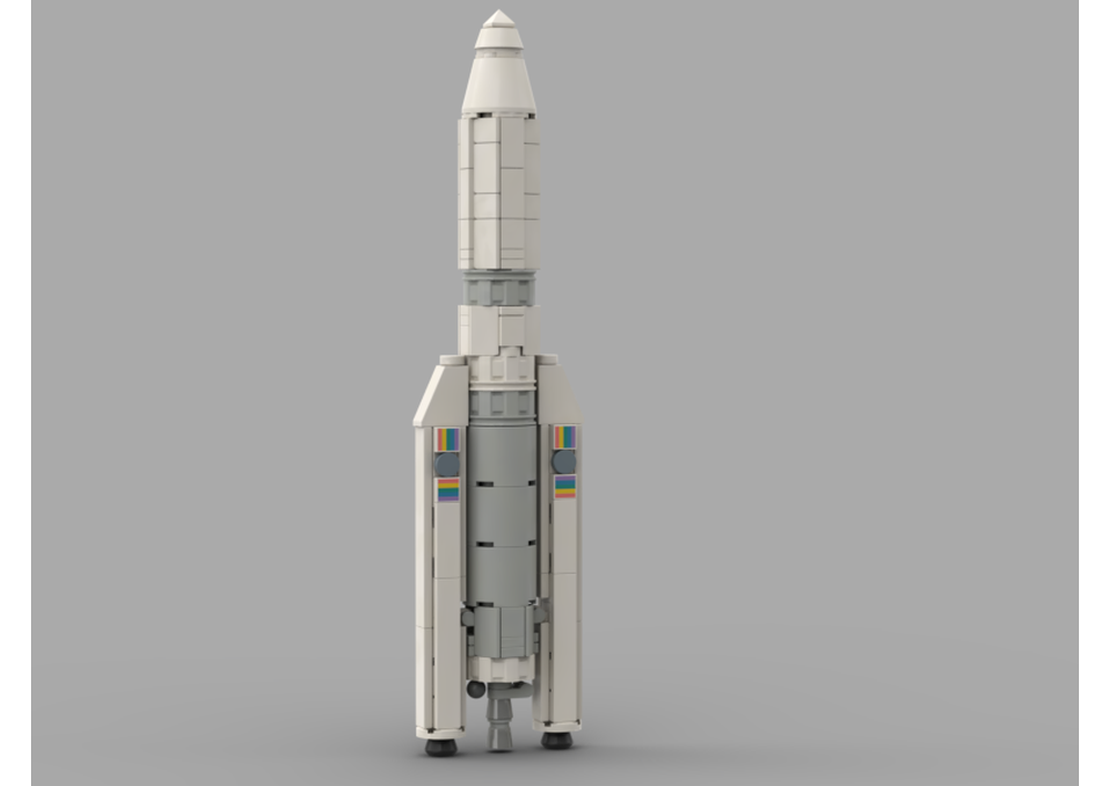 Lego Moc 1220 Ariane 5 Eca By Starhopperbricks Rebrickable Build