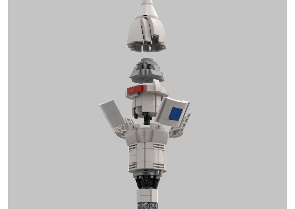 Lego Moc 1220 Ariane 5 Eca By Starhopperbricks Rebrickable Build