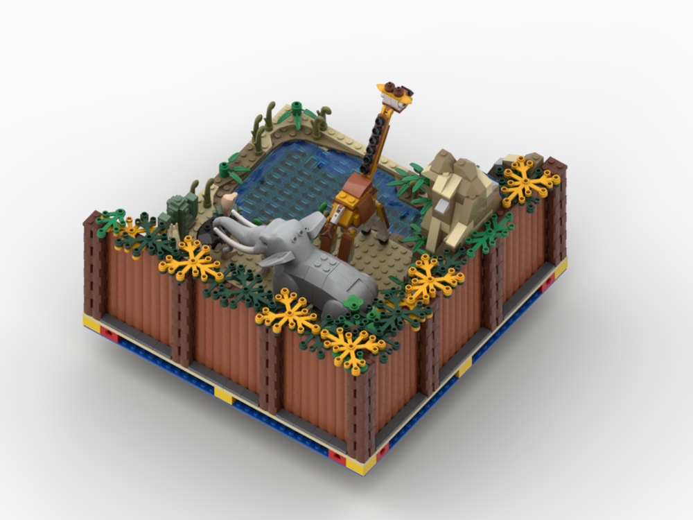 LEGO MOC Zoo Module #6 Africa II by Legofan21 | Rebrickable - Build ...