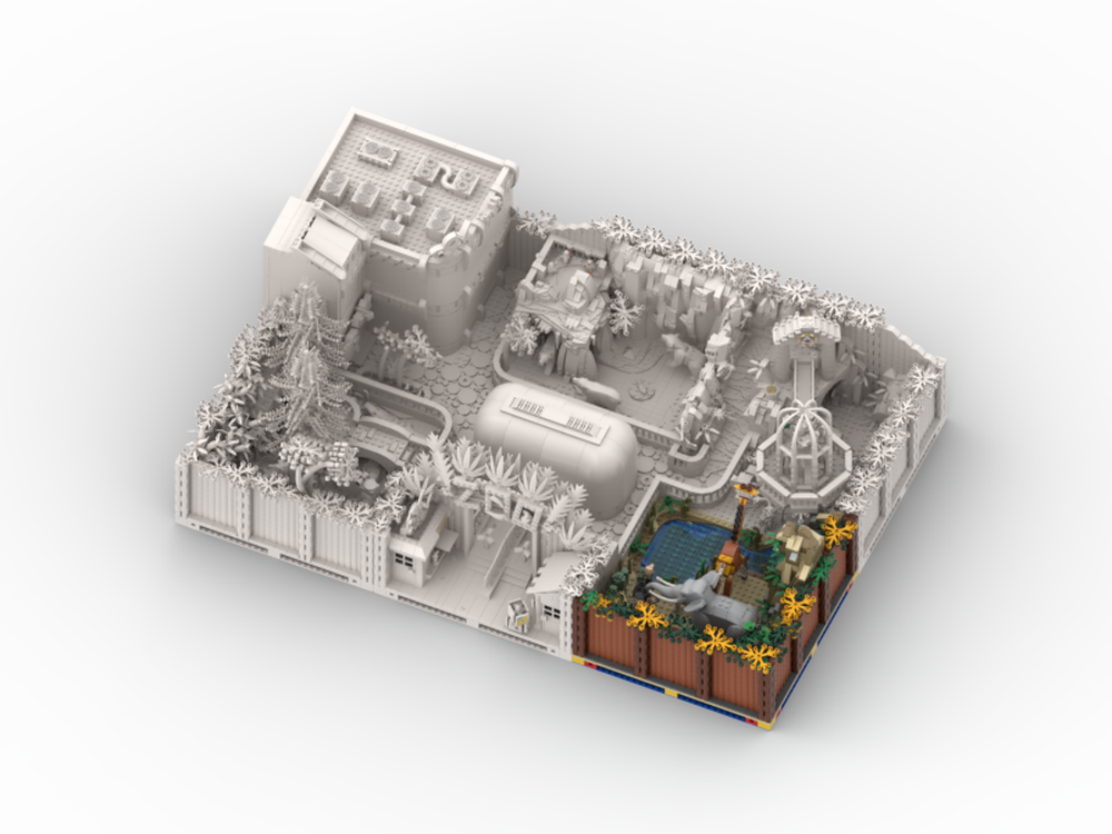 LEGO MOC Zoo Module #6 Africa II by Legofan21 | Rebrickable - Build ...