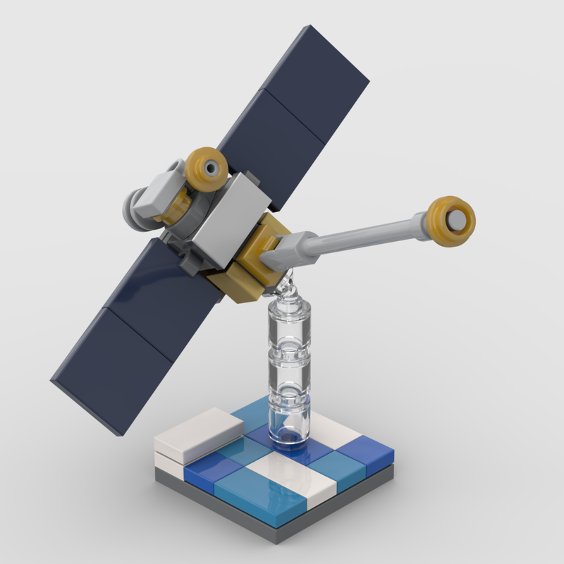 LEGO MOC 1:110 DSCOVR Observatory by alekru | Rebrickable - Build with LEGO