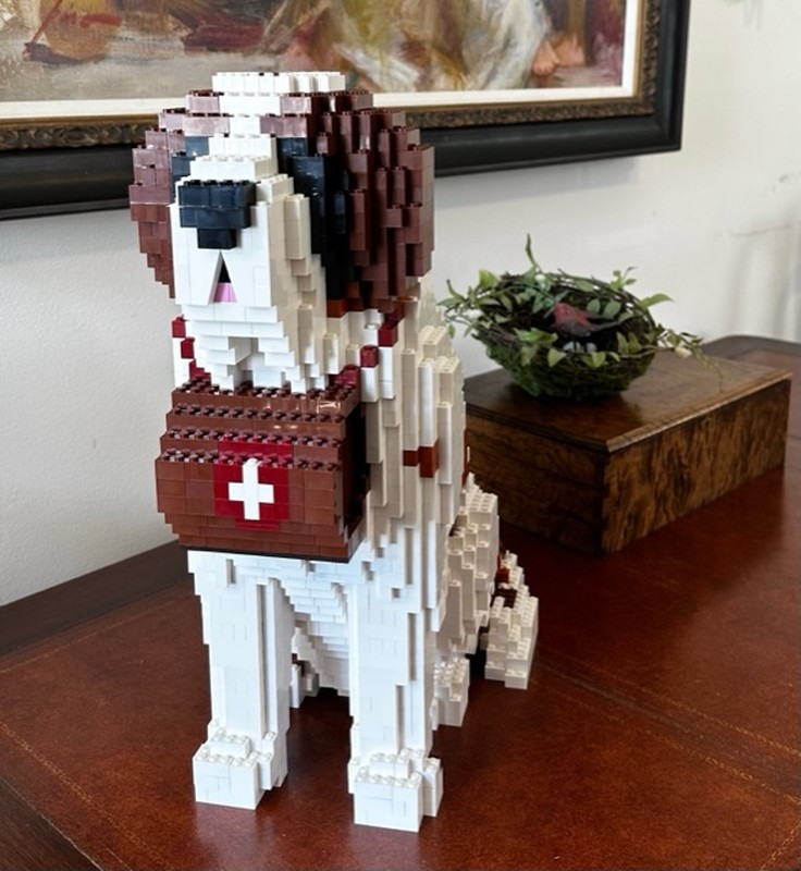 LEGO MOC Dog Saint Bernard by PetProject | Rebrickable - Build with LEGO