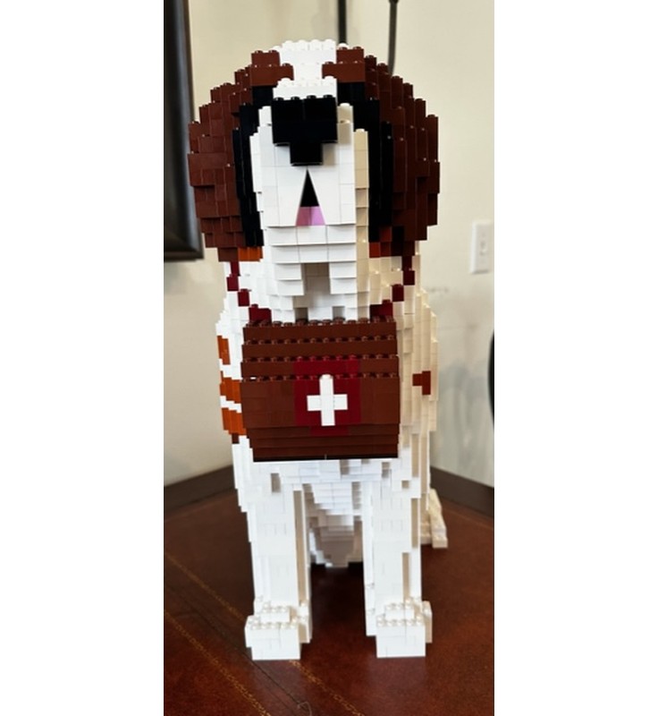 LEGO MOC Dog Saint Bernard by PetProject | Rebrickable - Build with LEGO