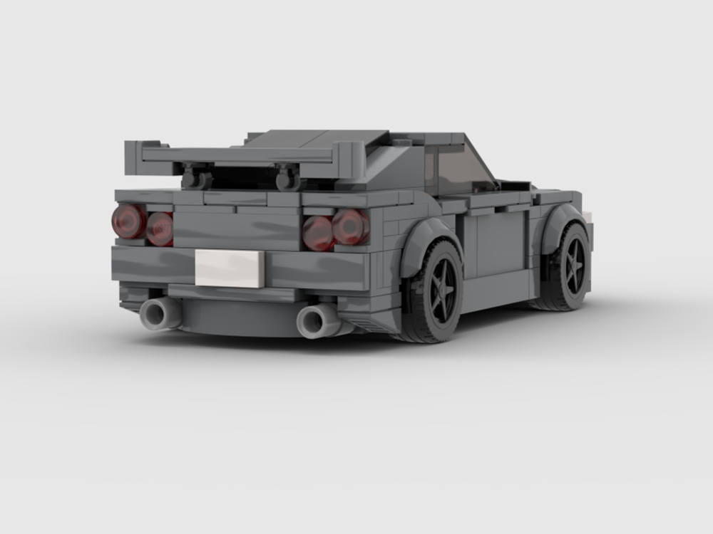 LEGO MOC Nissan Skyline R34 GTR with Openable Doors, Hood, and Trunk by ...