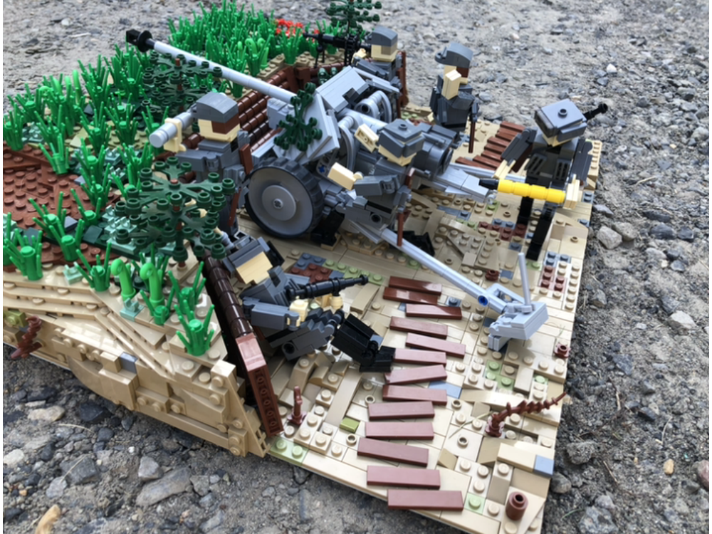 Lego Moc Miniland Scale Brick Built Soldiers By Camobricktape